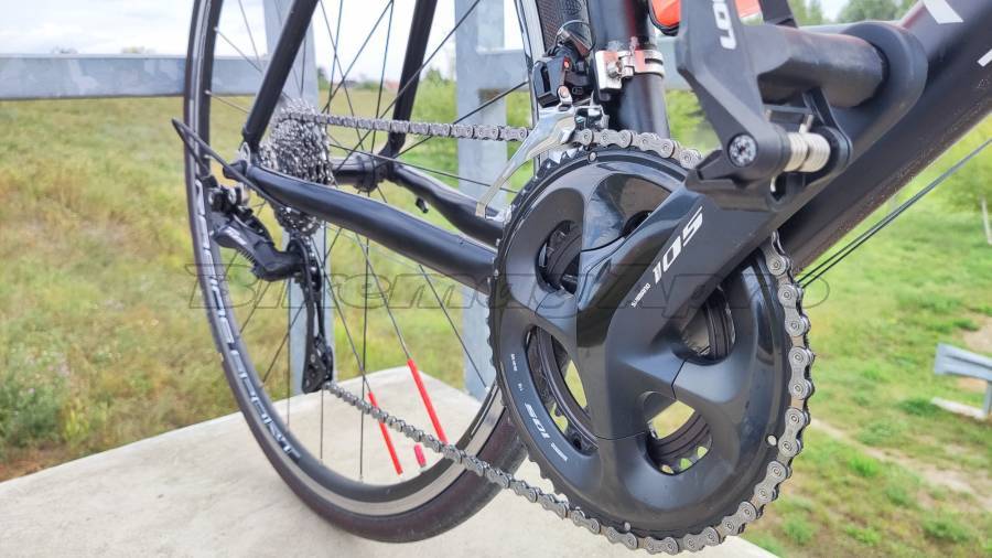 BATTAGLIN Speed ELADÓ: Országúti kerékpár, Shimano 105, patkófék, használt